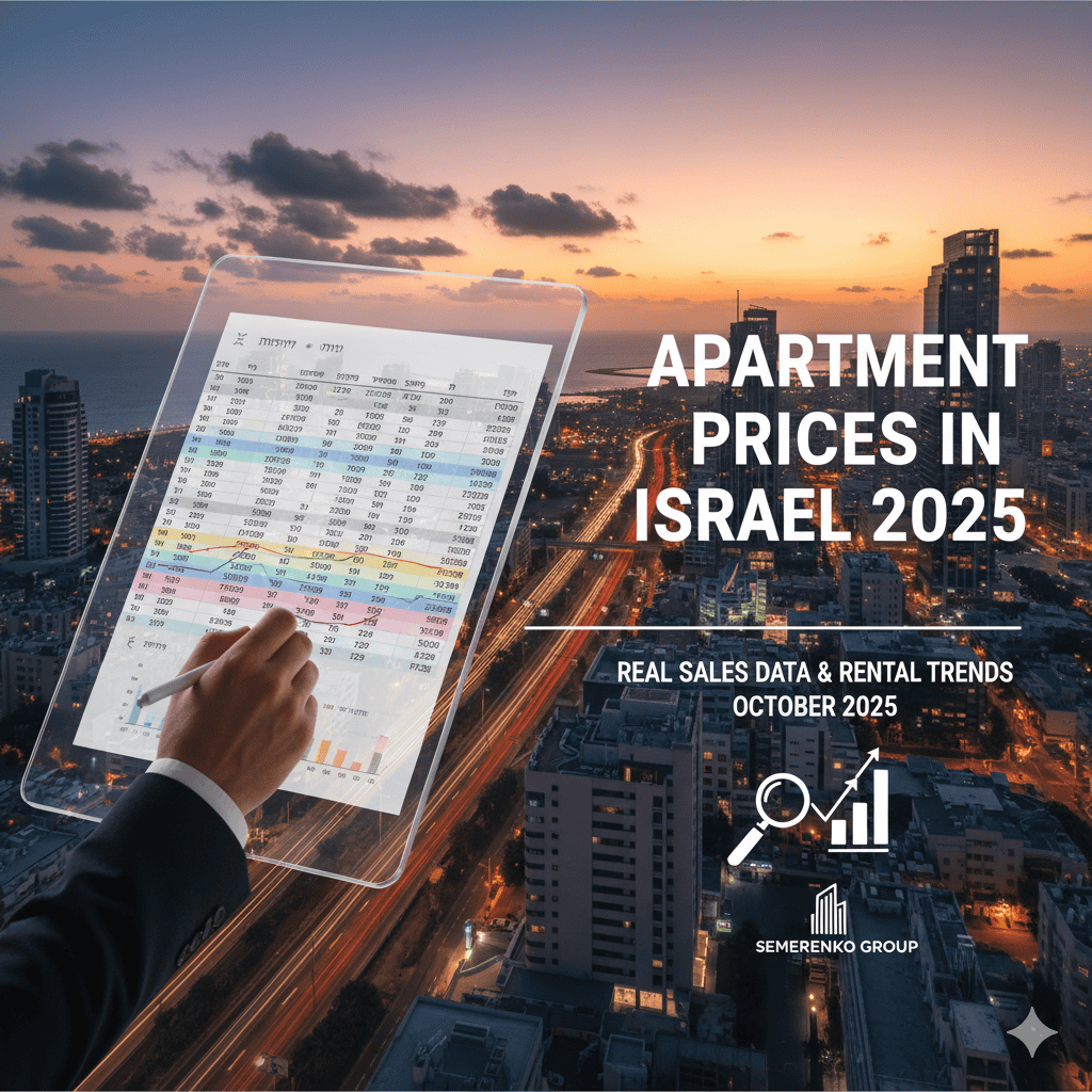 Apartment Prices In Israel: Real Sales Data & Sqm Costs
